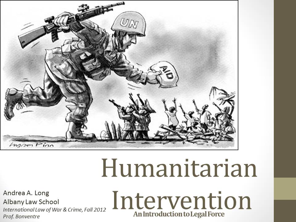 International Law Studies: Humanitarian Intervention [presentation]