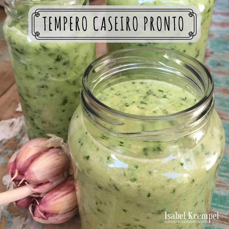 Nutricionista Isabel Krempel: Tempero Caseiro Pronto