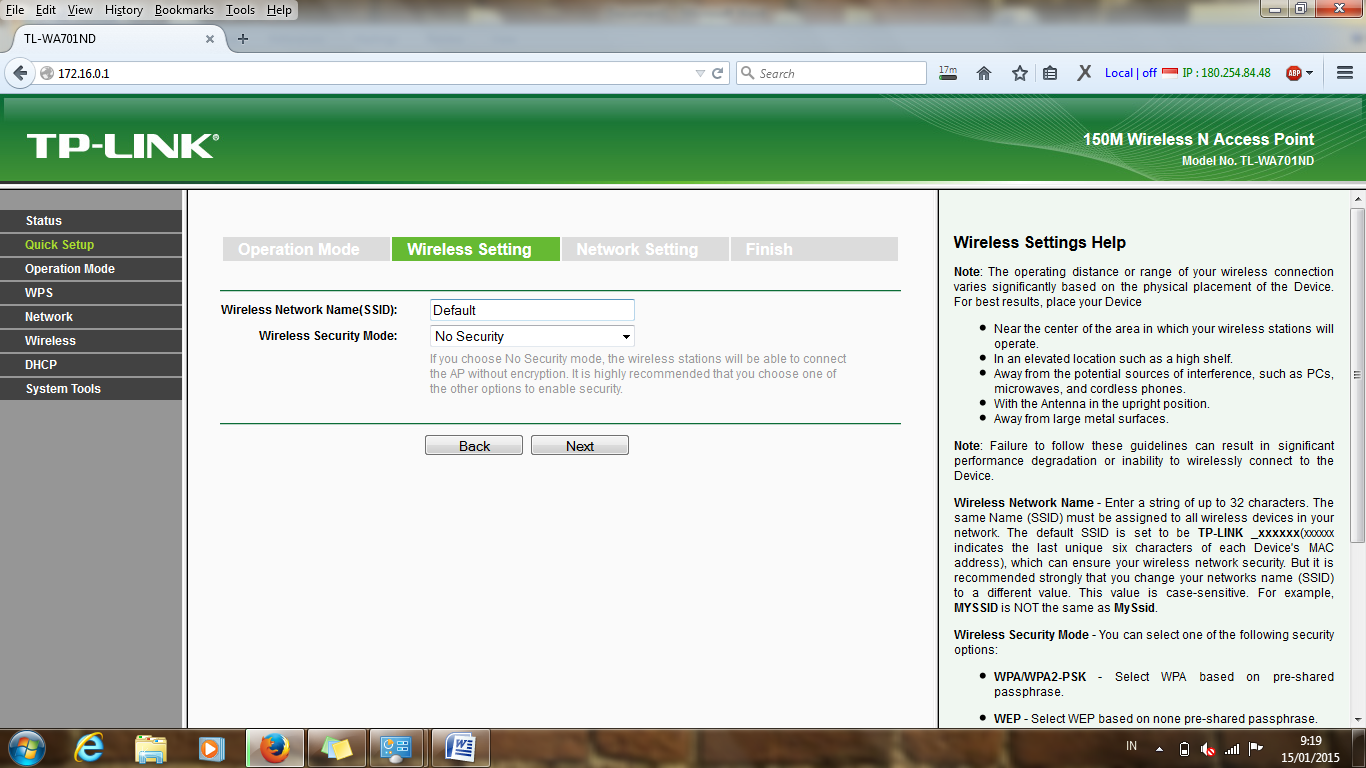 Leviathan Computer: Konfigurasi Access Point TP-LINK Lengkap 1
