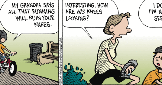 Kleefeld on Comics: On Strips: All That Running