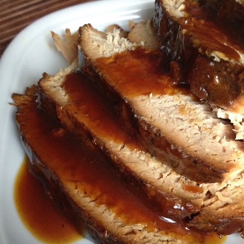Greenway36: Lummerbraten mit Honig-Knoblauch-Sauce aus dem Slowcooker