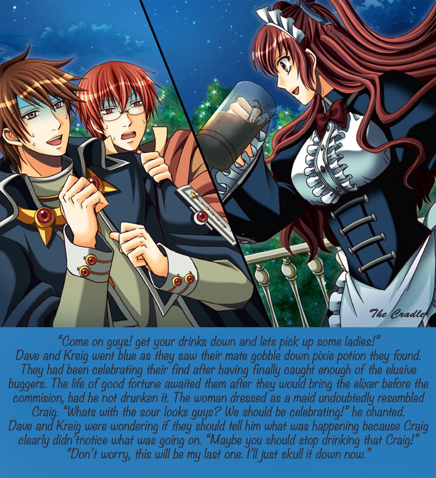 The Cradles Anime Tg Captions A Toast