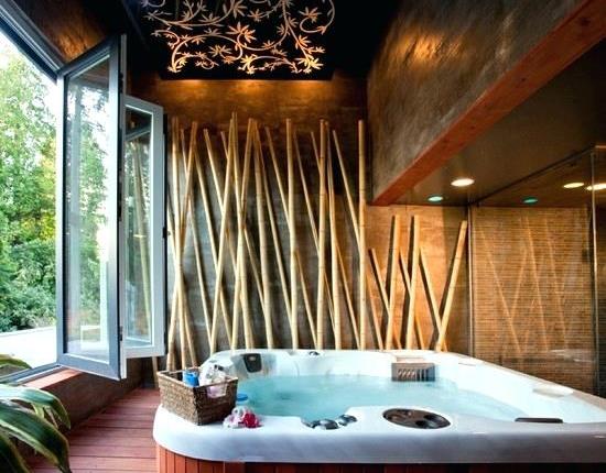 11 Hiasan Interior Rumah Dari Bambu