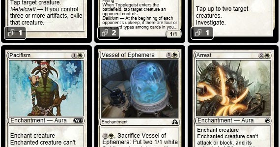 Magic the Gathering Adventures: Artifact Cube 2016 Draft: Three Paper Decks