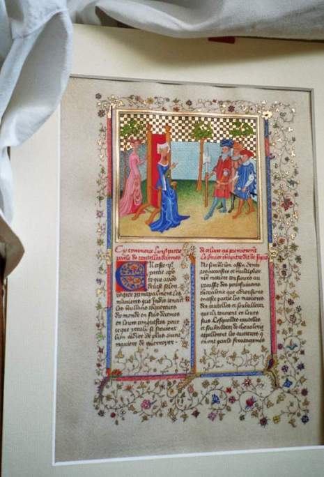 Le Nombre d'Or: démonstration d'enluminures