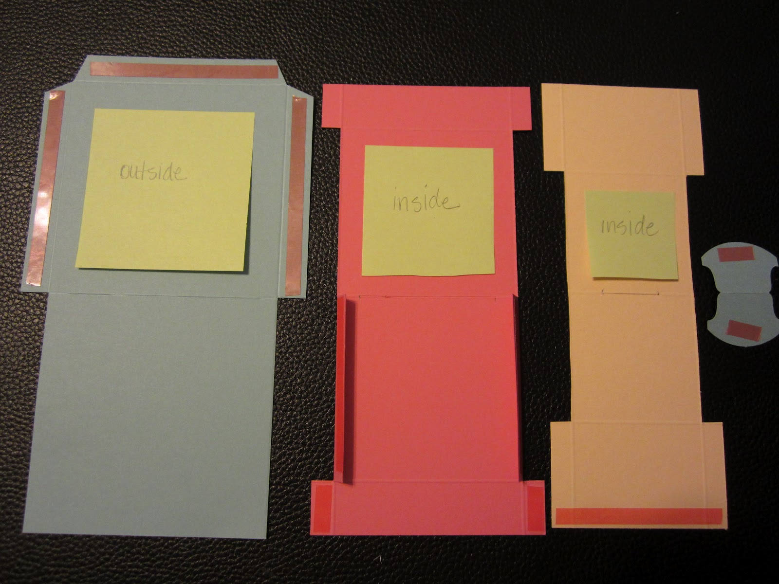 Inking It Up With Cathy: Technique Tuesday - 3 Tier Pull Card....