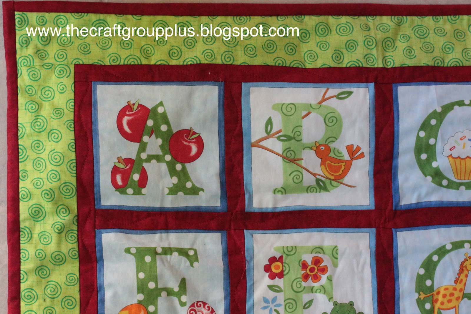 Alphabet & Chalkboard Quilt by Bev I