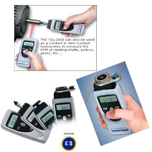 YARN SPEED AND LENGTH METER (TECHOMETER)