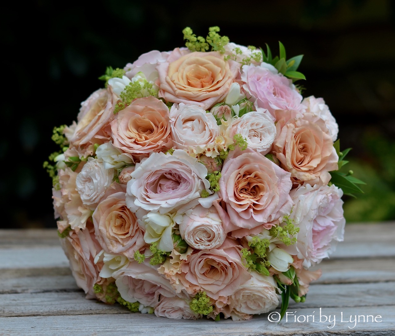 Wedding Flowers Blog: Karen's Copper,Gold, Peach and Pink Wedding ...