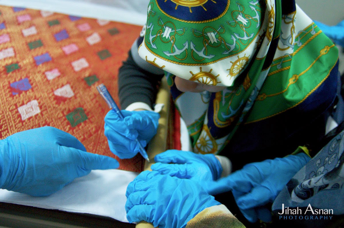 Art and Design: Kain Tenunan Brunei Exibition preparation