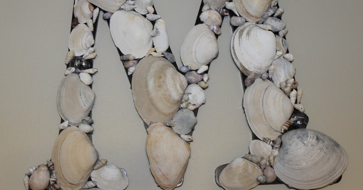 Sea Shell Monogramed Letter