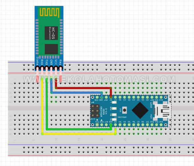 Cara Masuk Mode AT Command Modul Bluetooth HC-05 Melalui Arduino Nano - Dunia Elektro