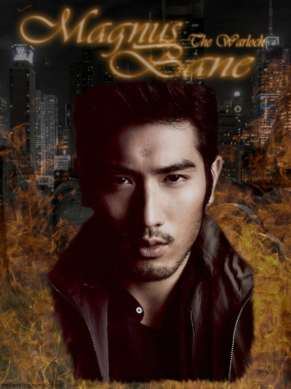 Look Better In Black: fanmade Poster: Magnus Bane - The Warlock