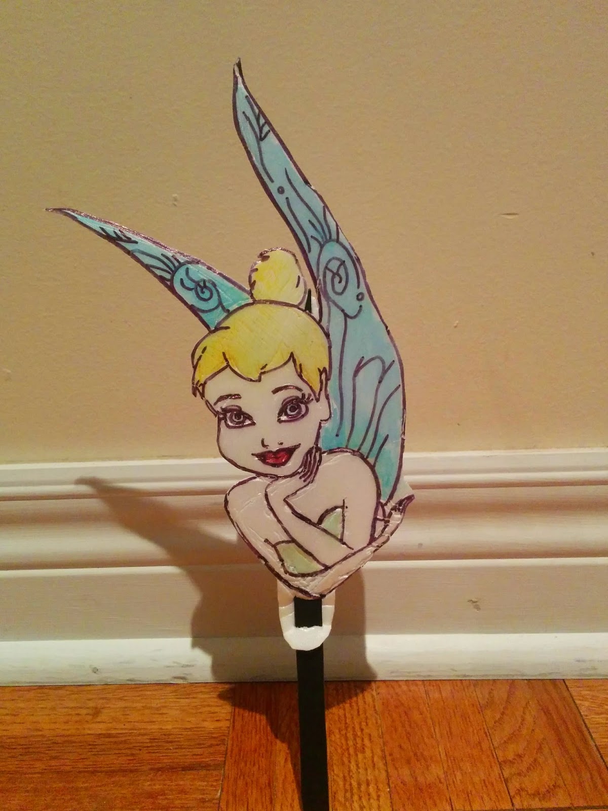 Kraft Queen: DIY Tinkerbell Styrofoam Puppet