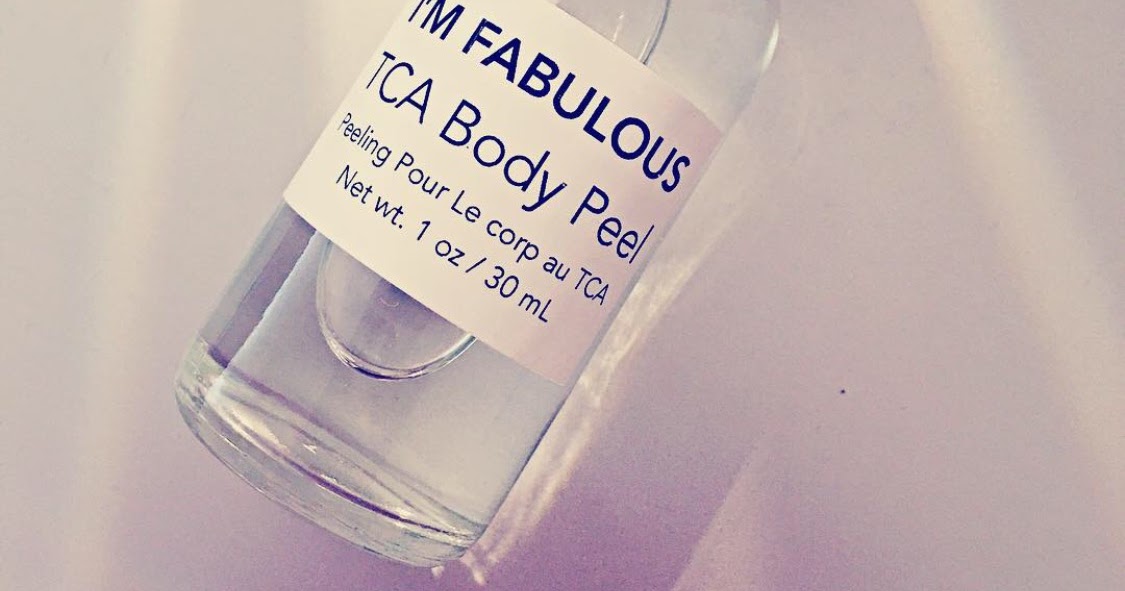 TCA PEELS INFO & REVIEWS: The TCA Body Peel with trichloracetic acid