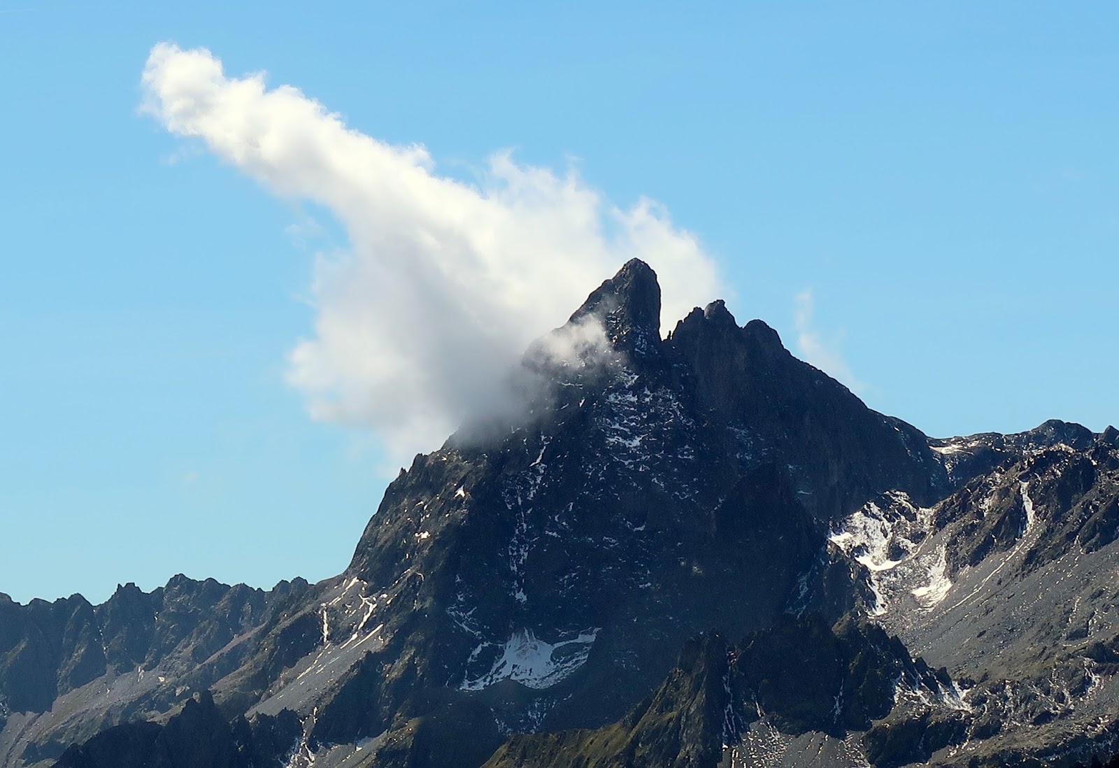 trekking de bernard: Cime de la Jasse et une hermine