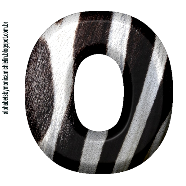 M. Michielin Alphabets: #ZEBRA ALFABETO PNG
