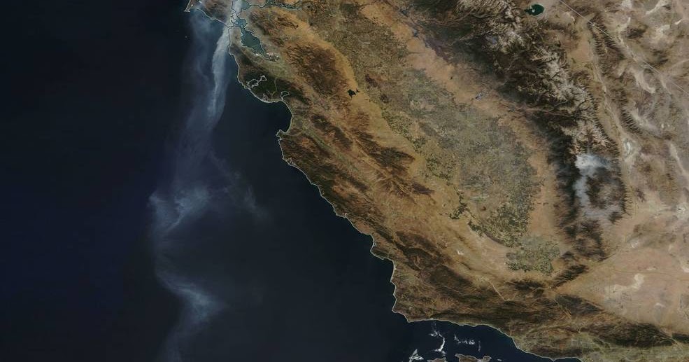 The Big Wobble : The worst wildfire in California's history brings the ...