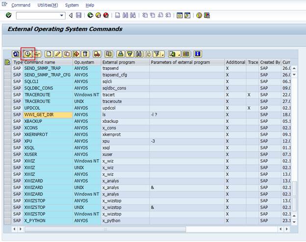 Sap Basis For Beginner Execute Os Command From Sap Gui