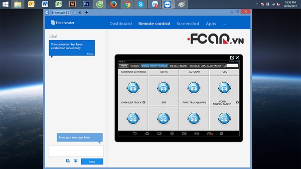Máy chẩn đoán Autel: Teamviewer chức năng hỗ trợ từ xa trên máy chẩn ...