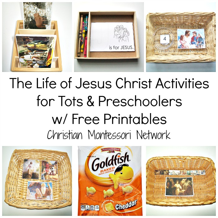 The Life of Jesus Christ Activities for Tots & Preschoolers w/ Free ...