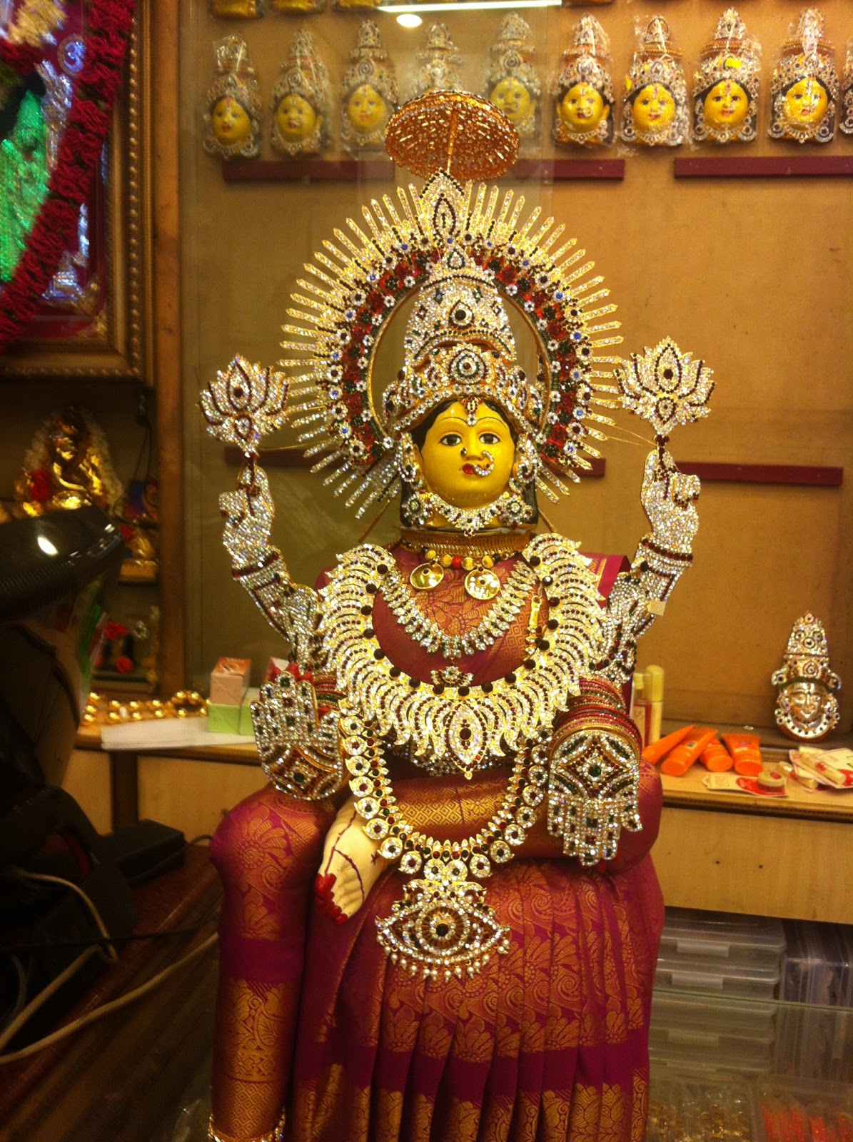 SHRINGAR COSTUMES: LAKSHMI MUKHAVADA / LAKSHMI MASK