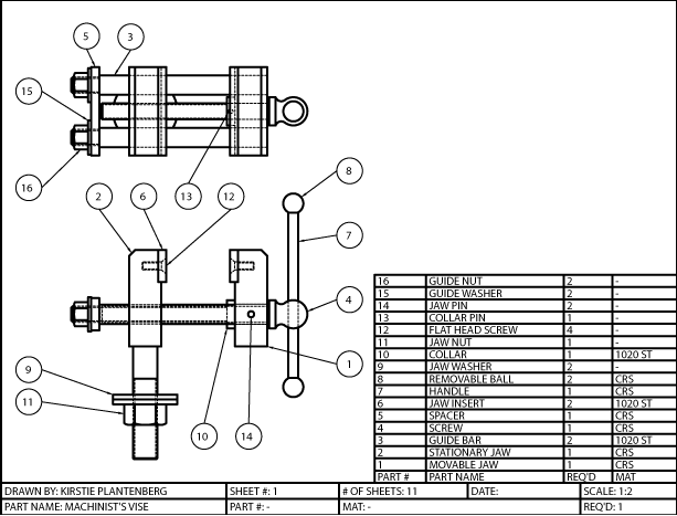 Drafting Teacher blog: ASSEMBLY DRAWINGS