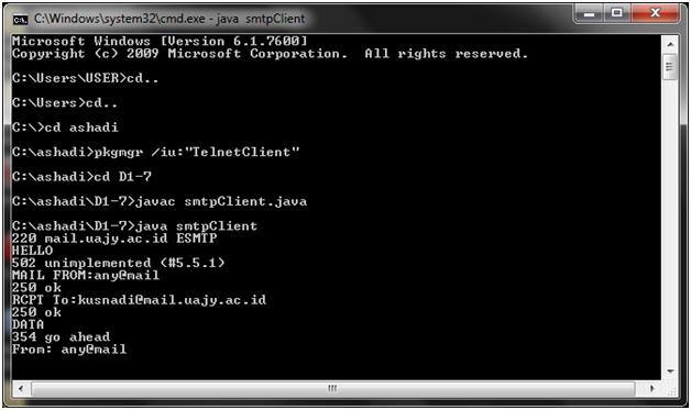 smtpClient.java :: Redclouds