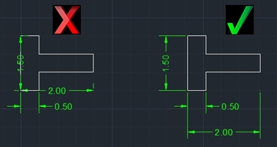 Dimension lines – How to avoid common mistakes - AutocaDesigner