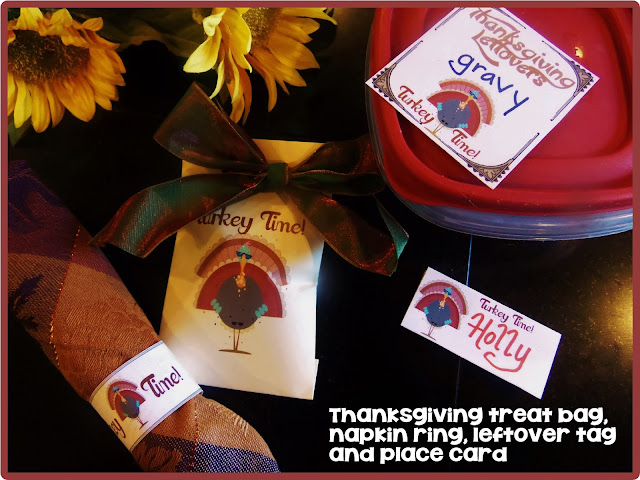 HollysHome Family Life: Thanksgiving Leftovers Tag - FREE printable