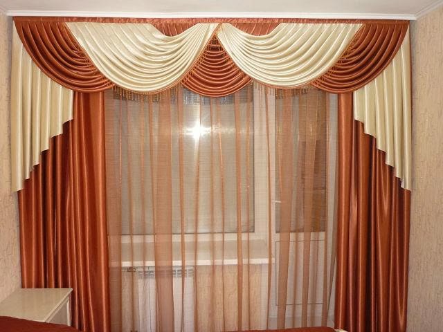 Curtains for the living room with horizontal and vertical drapes 2014 ...