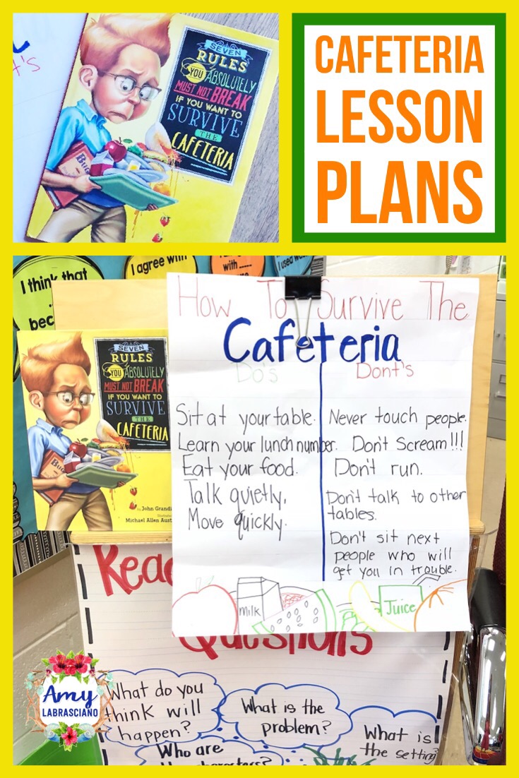 Learning Lessons With Amy Labrasciano: Cafeteria Rules Lesson Plans