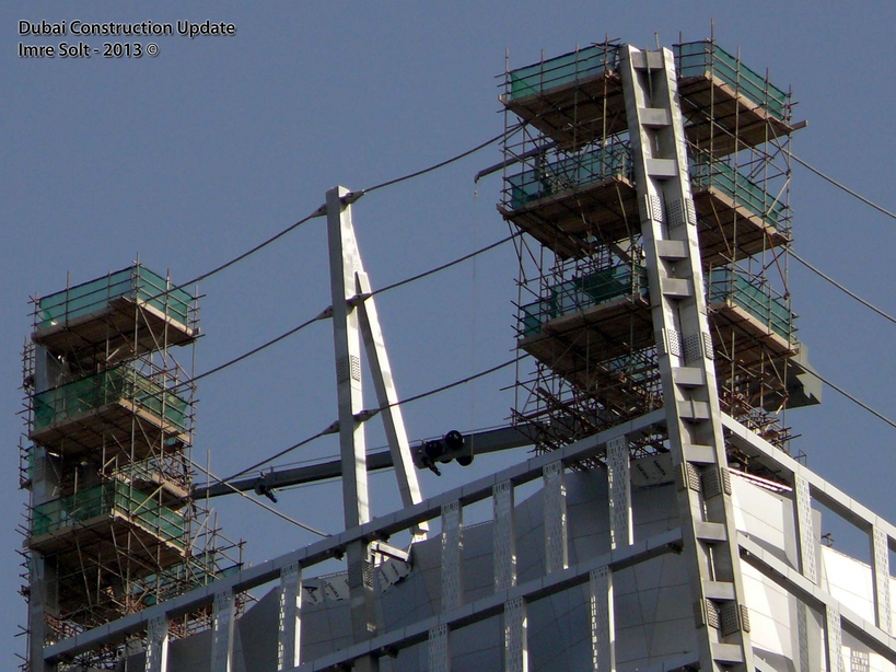 Dubai Constructions Update by Imre Solt: Cayan Tower photos , aka ...