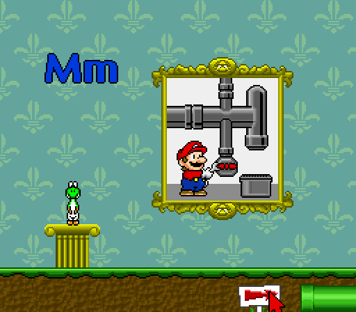 VGJUNK: MARIO'S EARLY YEARS: FUN WITH LETTERS (SNES)