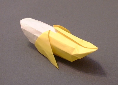origami Banana Caboblanco 3D ~ origami step by step instructions
