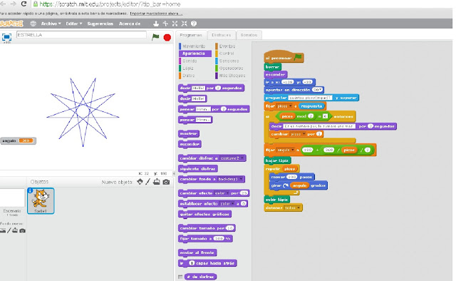 Bienvenido a mi pequeño universo : SCRATCH ESTRELLA