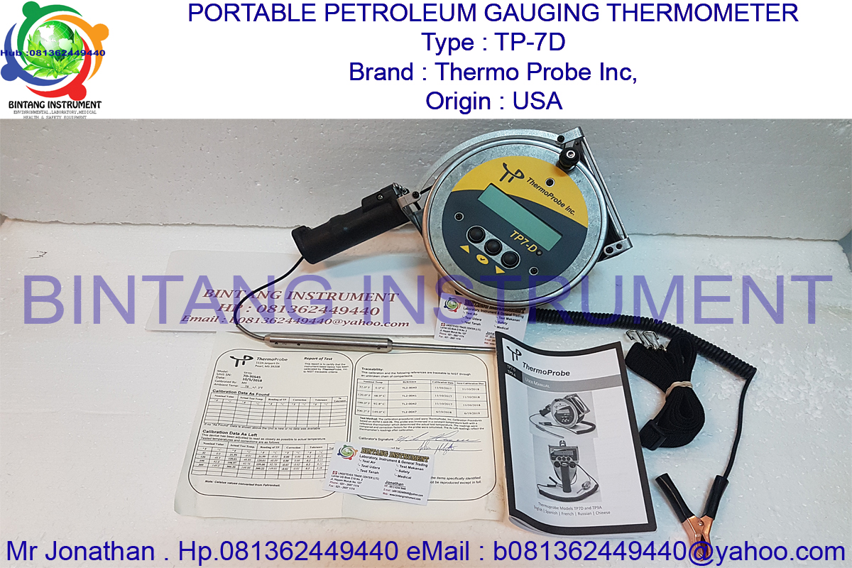 BINTANG INSTRUMENT : 081362449440 Jual TP7-D ThermoProbe,-Inc TP7D . Jual-Petroleum-Gauging ...