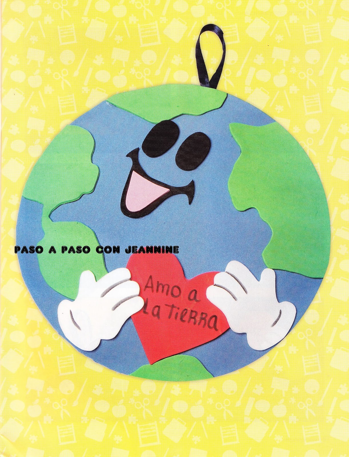 planeta hecho en fomi