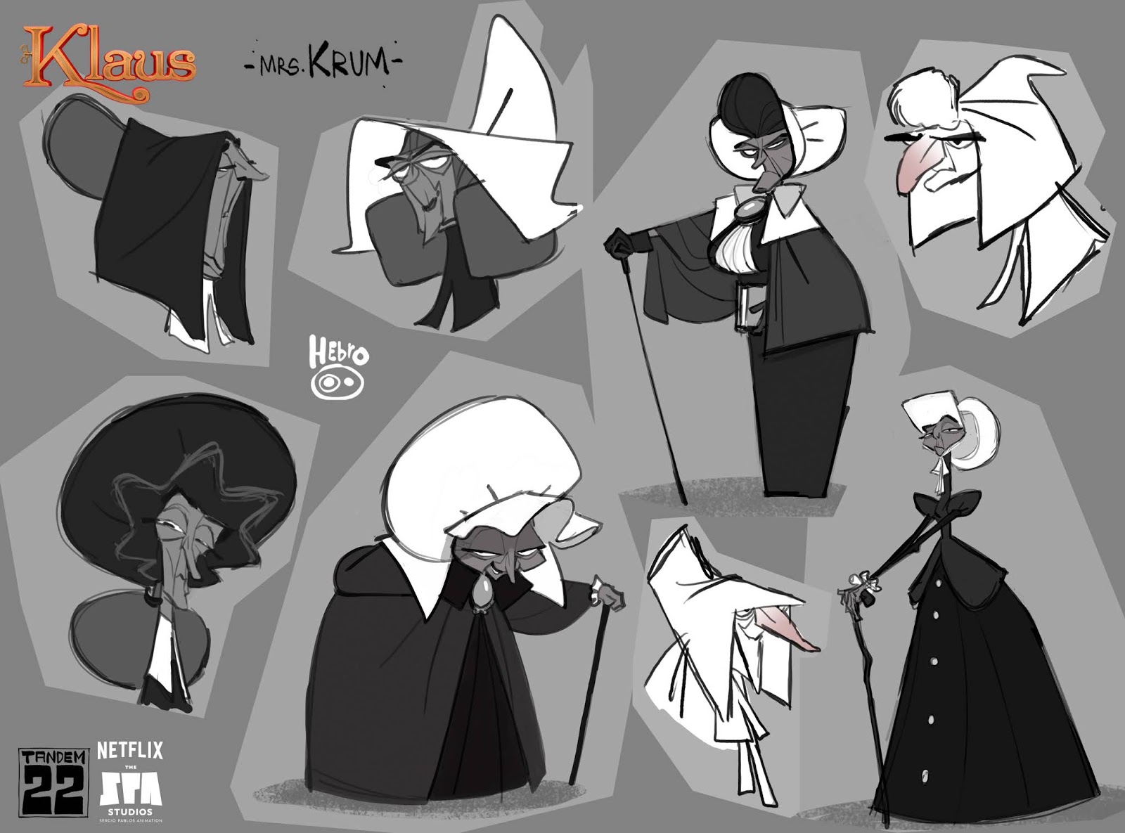 Living Lines Library: Klaus (2019) - Character Design