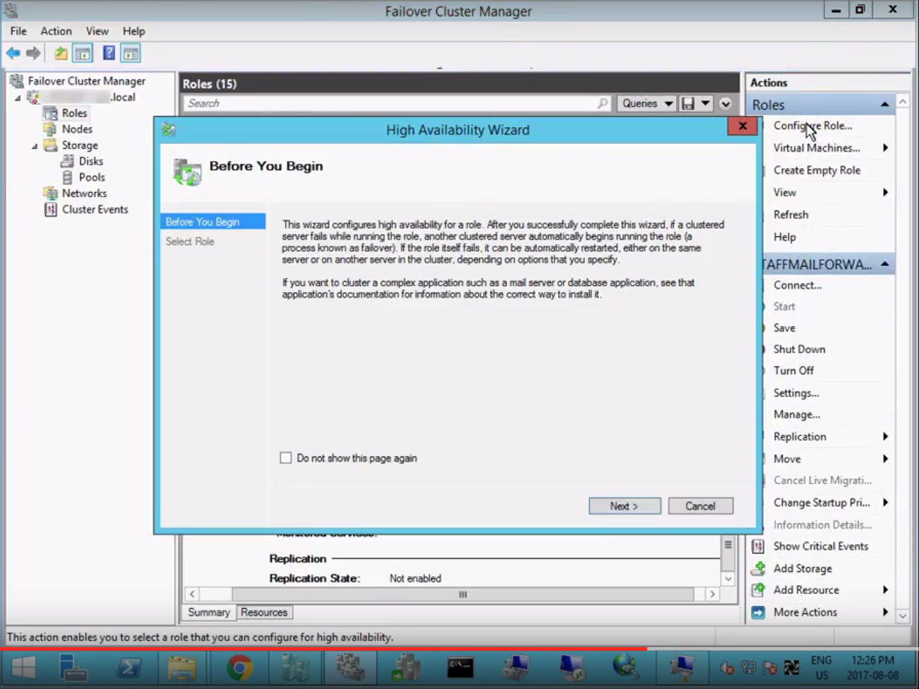 The OptionKey Blog: How to make a Hyper-V Guest VM Highly Available (HA)