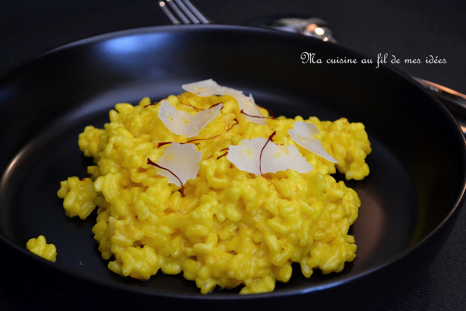 Ma cuisine au fil de mes idées...: Risotto à la milanaise (safran et ...