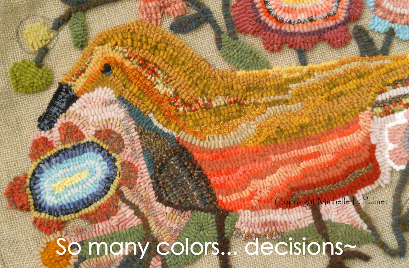 Michelle Palmer: Punch needle pattern~