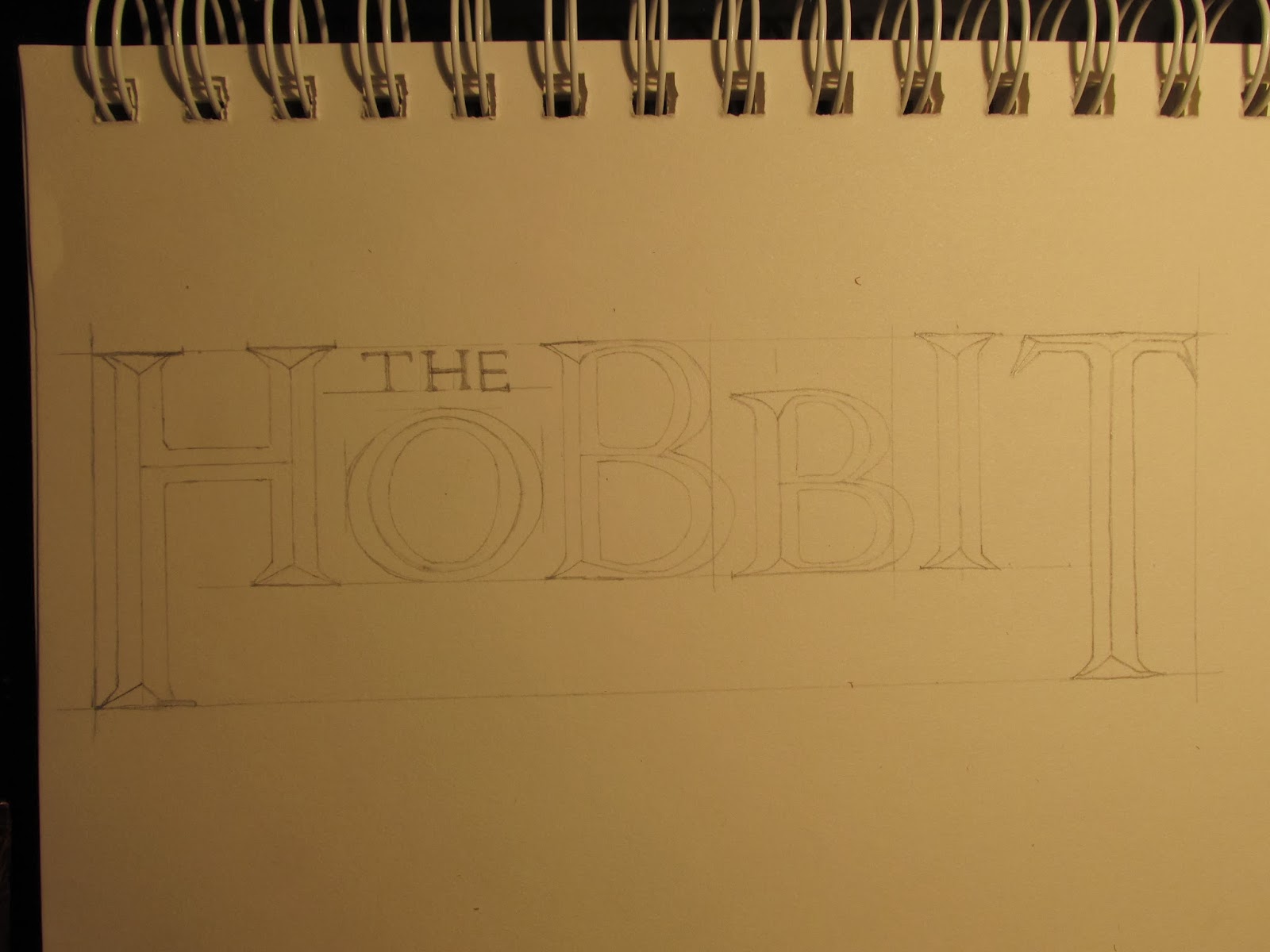 A Peace Of The Past: Quick Post: The Hobbit Sketch
