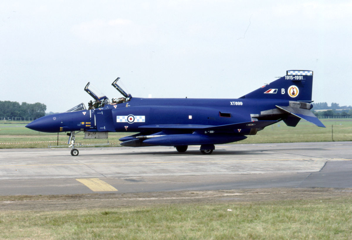 Blue RAF F-4 Phantoms - XV 408, XT 899