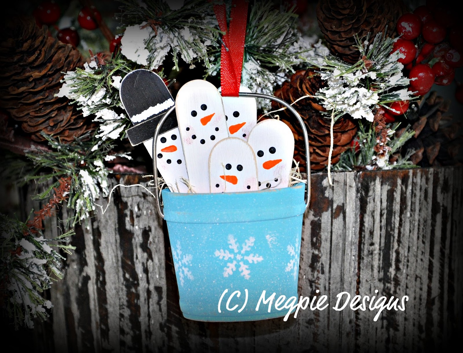 Megpie Designs: Snowman * Pail