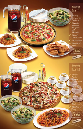 Pizza Hut's Party Package