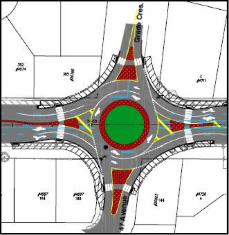 The South Fraser Blog: Grade Crescent Median Resurrected from the Dead?