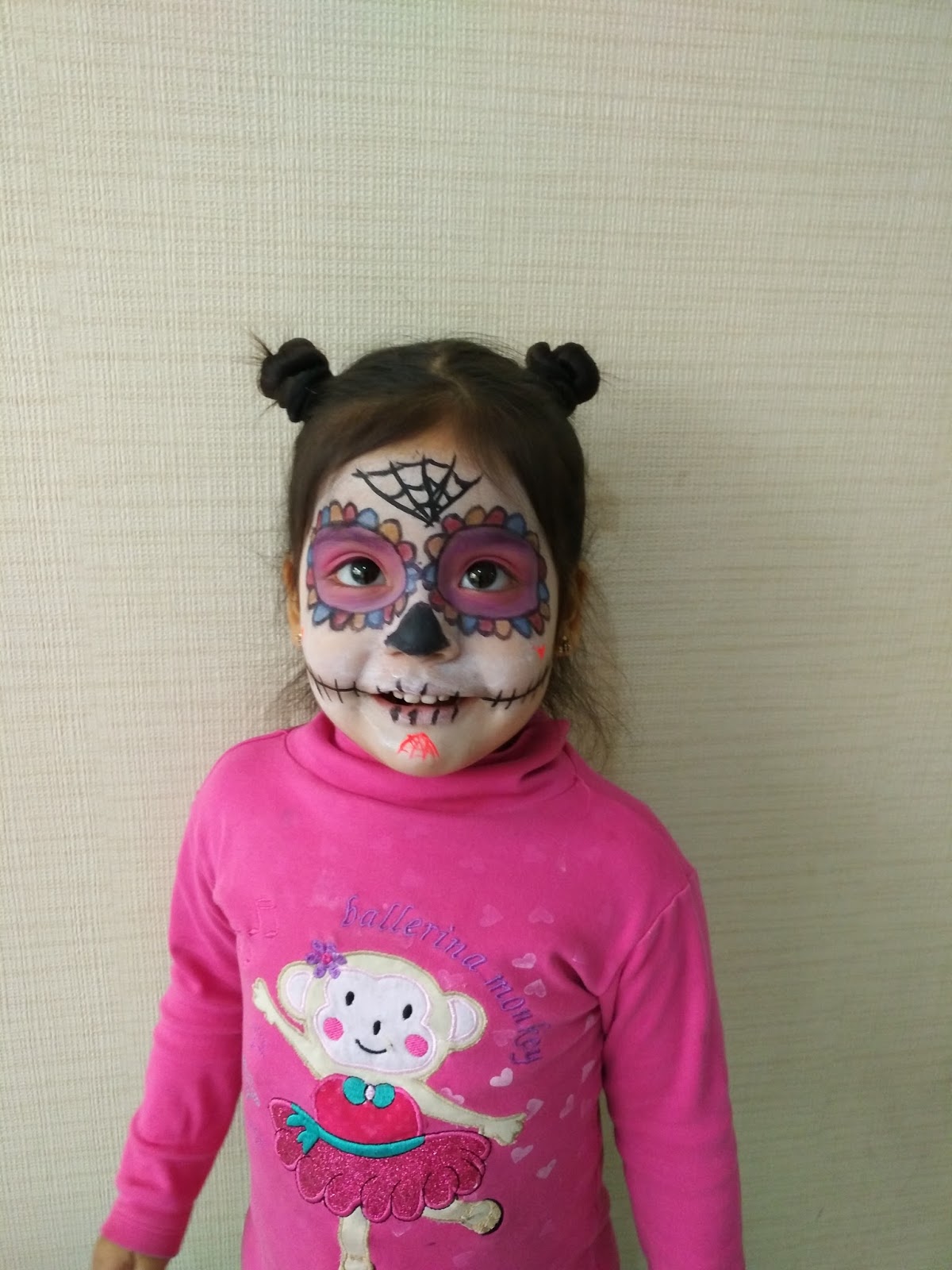 maquillaje de catrina niña paso a paso