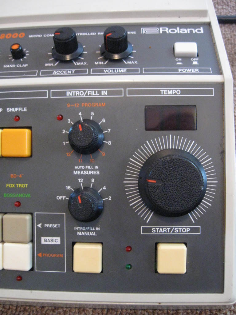 MATRIXSYNTH: Vintage Roland Drum Machine CompuRhythm CR-8000