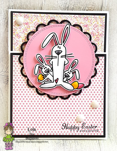 Little Card Maker: Funny Bunny Easter card